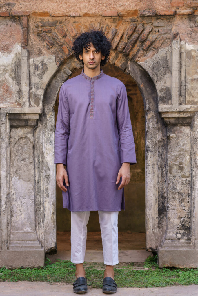Mahfoudh Cotton Panjabi for Men: Amirá's Rare Pure Joy